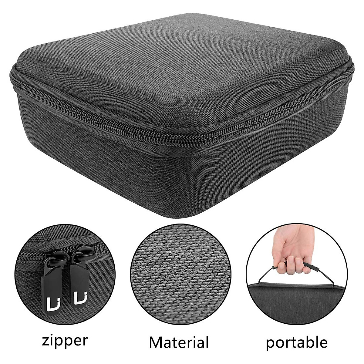 Linkidea Hard Battery Storage Container, Organizer Box with Tester BT-168, Safe Carrying Battery Case Holder - Holds 63 Various Sizes AA AAA 9V C D Batteries with Battery Tester