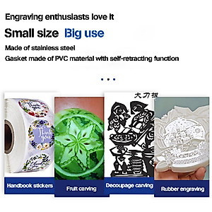 CARCLOTHES Precision Hobby Knife Set (16Pcs)，Sharp Engraving Enthusiast Knife Set with Beautiful Plastic Case, Precision CuttingTool Set for Vinyl, Paper, Wood, Leather.