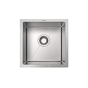 Bar Sink, MENSARJOR 14 x 14 Inch Undermount 16 Gauge Single Bowl Handmade Stainless Steel Kitchen/Bar Sink