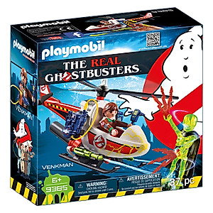 PLAYMOBIL Venkman with Helicopter Building Set