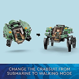 LEGO Avatar: The Way of Water Payakan The Tulkun & Crabsuit 75579, Building Toy Set, Movie Underwater Ocean with Whale-Like Sea Animal Creature Figure