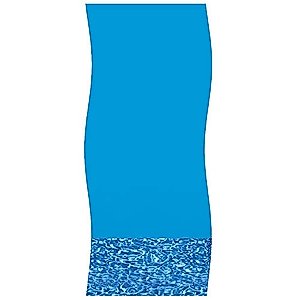in The Swim 24- Foot Round Overlap Above Ground Pool Liner - Swirl Floor - 20-Gauge