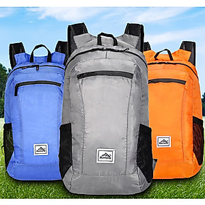 Lywencom Hiking Backpack,Ultra-Light 20L Waterproof Folding Sports Lightweight Waterproof Backpack Suitable for Outdoor Camping Picnic (blue)