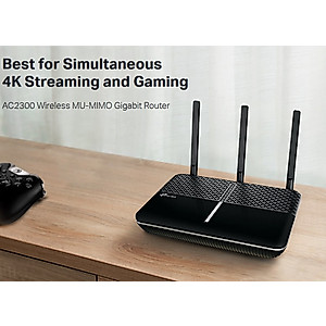 TP-Link AC2300 Wireless WiFi Router | Powerful 1.8GHz Dual-Core 64-Bit CPU | RangeBoost Technology | Wave 2 MU-MIMO (Archer A2300)