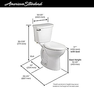 American Standard 215BB104.021 Toilet, Bone
