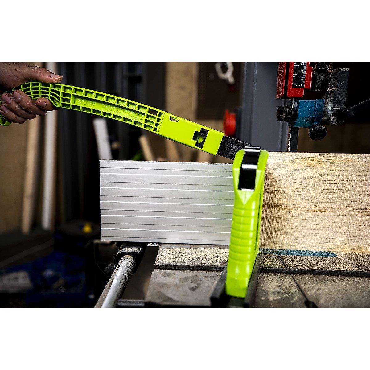 BOW Products PushPRO PP1 - Push Stick for Table Saws - EVA Tipped Push Block That Reduces Vibrations and Improves Material Grip - Woodworking Tools and Safety Accessories