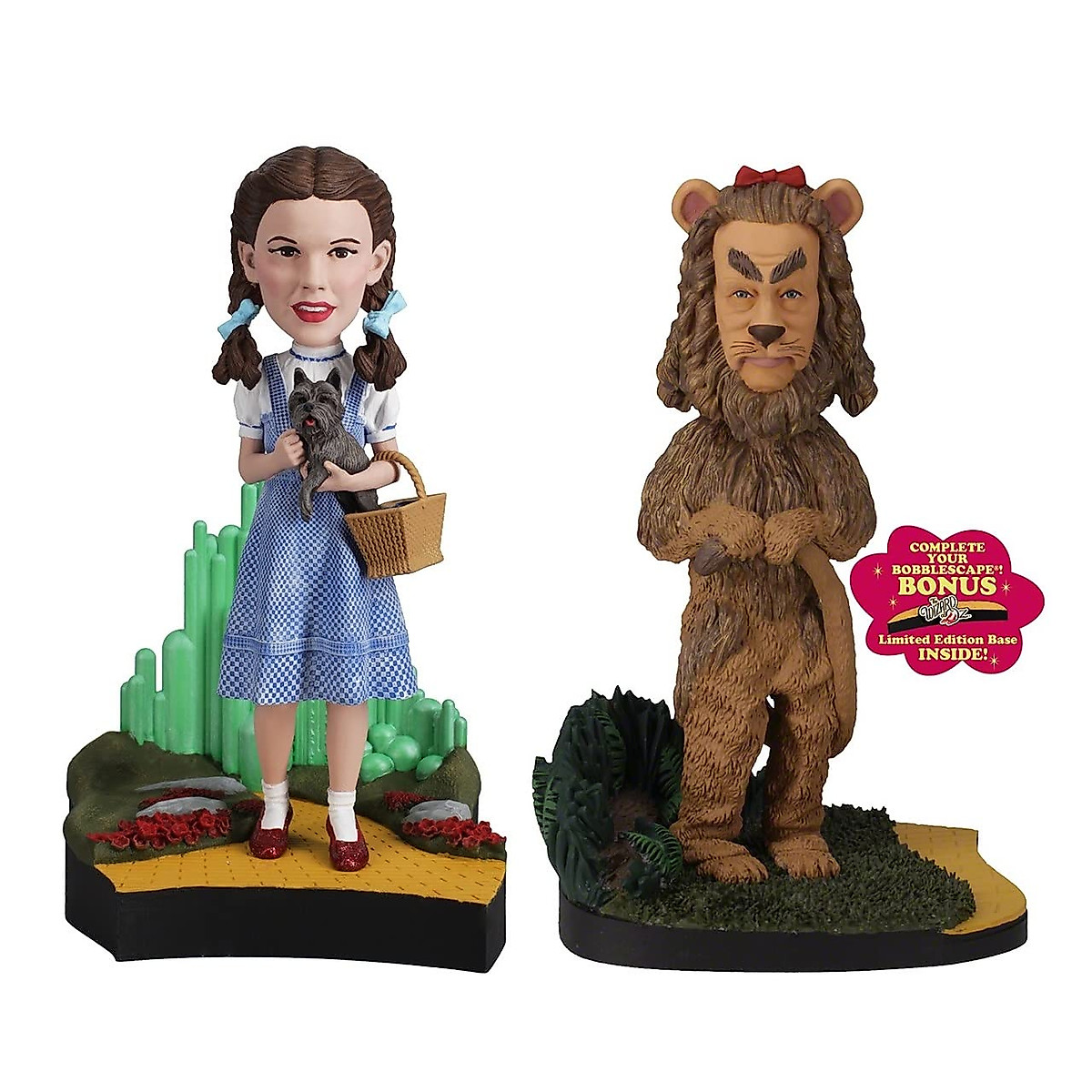 Royal Bobbles Wizard of Oz Dorothy Gale and Cowardly Lion Bundle Pack