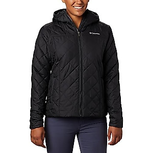 Columbia Women's Copper Crest Hooded Jacket, Black, X-Large