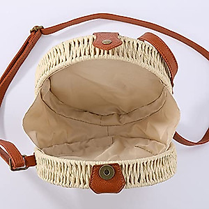 Straw Beach Purses Tote Bags For Women Shoulder Bag Summer Small Accessories Clear Beige Clutch Purse Cute Trendy Gifts Phone Bag And Wallet Cross Body Handbags Strap Crossbody For Women (cgy,beige)