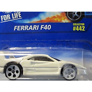 Hot Wheels Ferrari F40 1996 #442 with White 5 Dot Wheels