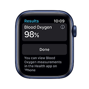 Apple Watch Series 6 (GPS, 44mm) - Blue Aluminum Case with Deep Navy Sport Band