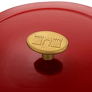 BALLARINI Bellamonte Cast Iron 6-qt Round Dutch Oven - Pomodoro Red