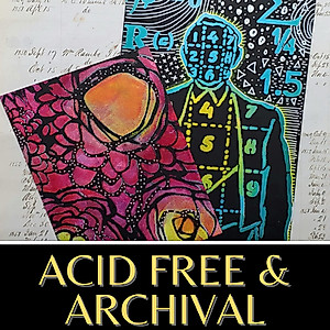 Grafix Opaque Craft Plastic – Opaque .010” Craft Plastic Film, Durable and Flexible Film, Perfect for DIY Crafts, Mixed Media, Fluid Art, Watercolors, and Stamping Black, 12x12”, Pack of 25