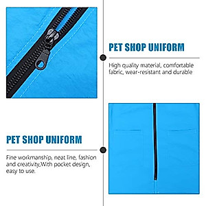 ULTECHNOVO Waterproof Pet Cosmetologist Clothes Pet Salon Apron Special Work Clothes Pet Grooming Supply