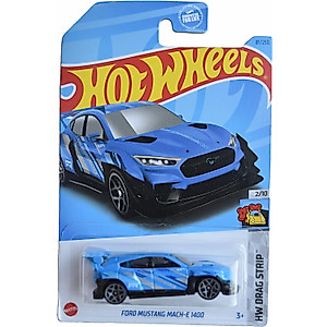 Hot Wheels Ford Mustang Mach E 1400, HW Drag Strip 2/10 [Blue] 81/250