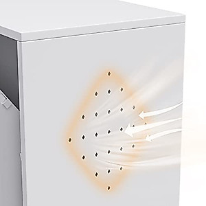 WIILAYOK Shoe Cabinet - Freestanding or Wall Mounted Shoe Storage Organizer with 3 Flip Drawers and Adjustable Shelves - Ideal for Entryway, Hallway, Closet - White