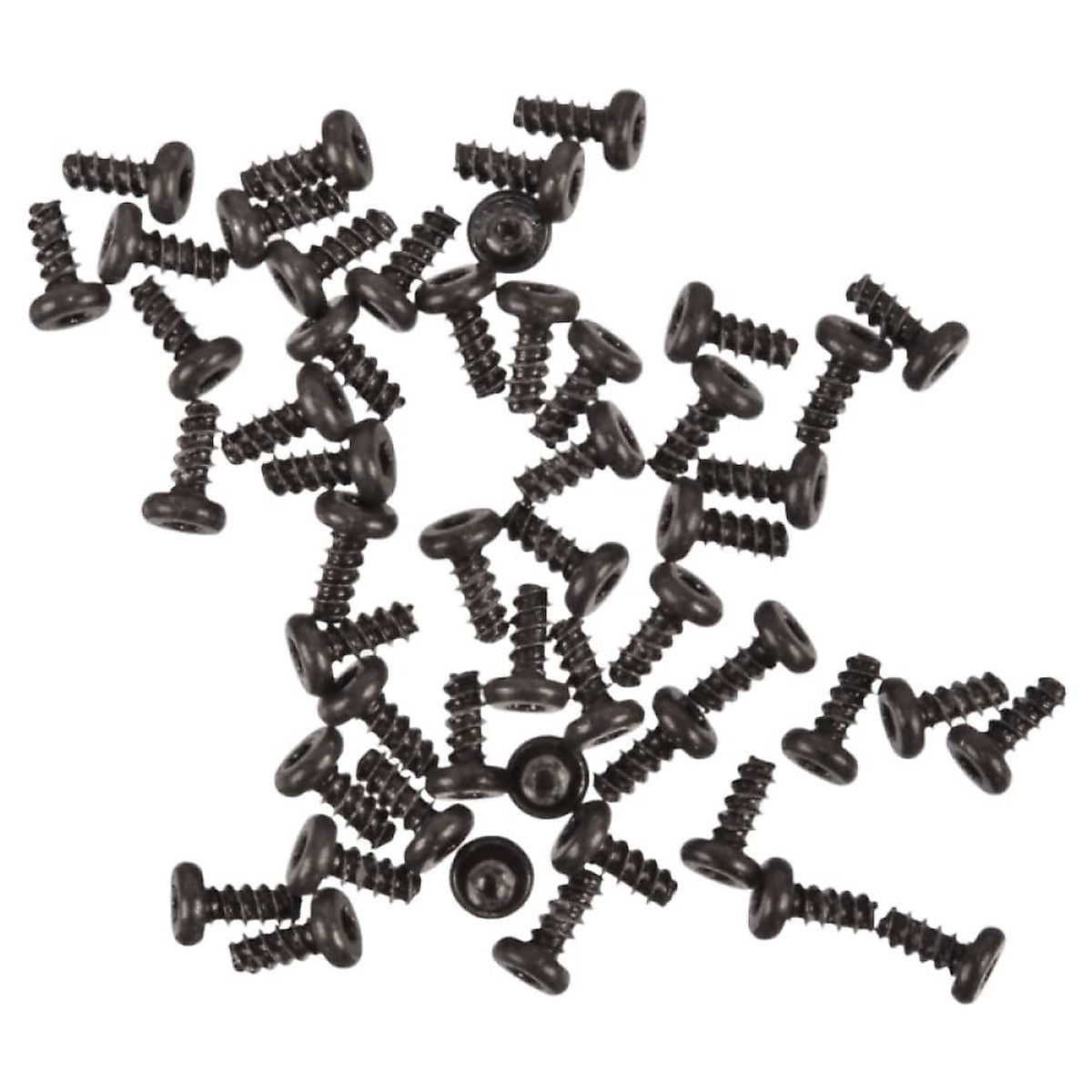 External Housing Screws for Sony Playstation 4 (Black) (50 Pack) with Separator Card