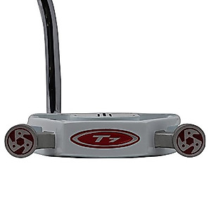 T7 Twin Engine White Mallet Golf Putter Right Handed with Alignment Line Up Hand Tool 36 Inches Tall Men's Perfect for Lining up Your Putts