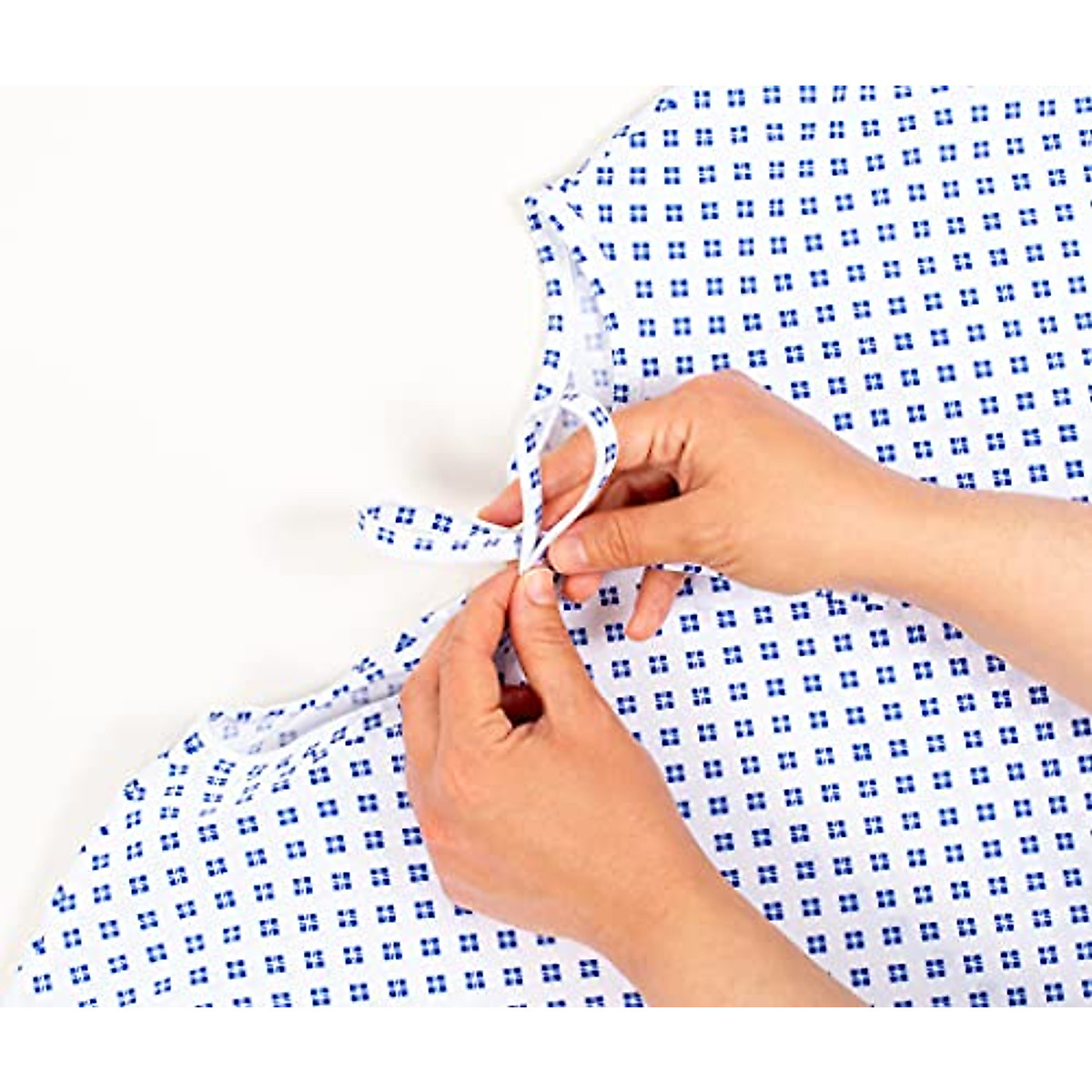 Profound Care Hospital Gown 6 Pack - Patient Gowns Fits Up to 2XL - Hospital Gowns for Women and Men - 45" Long & 62" Wide - Cotton Blend Medical Patient Gowns