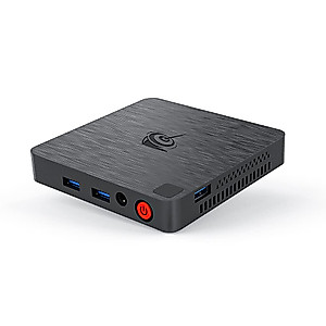 Beelink N3350 Processor (up to 2.4GHz), T4 Pro Mini PC, 4GB+64GB eMMC Mini Desktop Computer, 2.4G+5.8G WiFi, Gigabit Ethernet, BT 4.0, 4K@30Hz, Dual HDMI