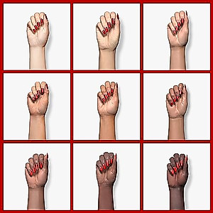 Beetles Gel Nail Polish, 1 Pcs 15ml 0.51 FL.OZ Red Color Soak Off U V LED Gel Polish Nail Art Design Manicure Salon DIY Salon Gel