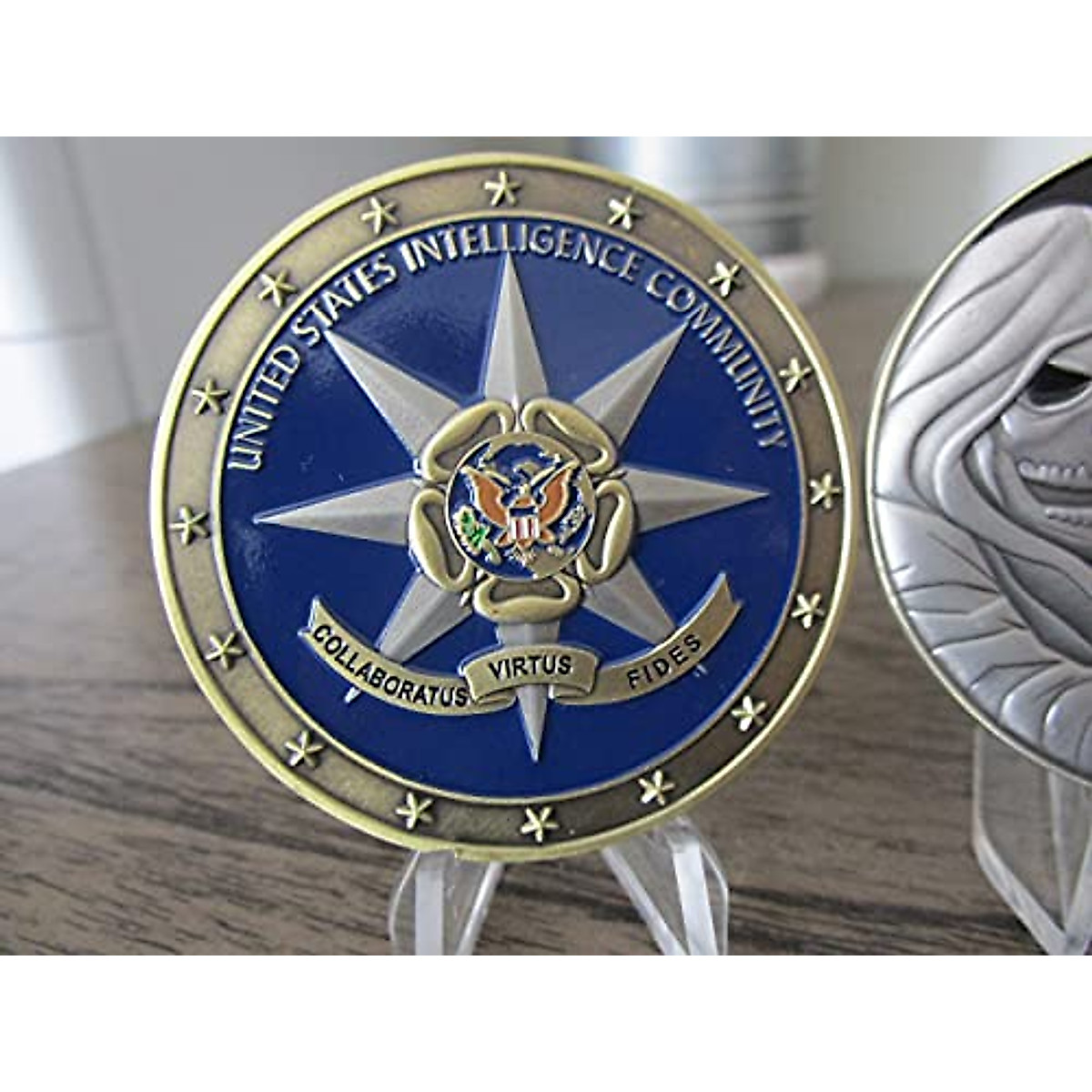 United States Intelligence Community Reaper IC Intel SIGINT Challenge Coin
