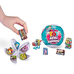 5 Surprise Toy Mini Brand Series 1 Collector's Kit - Amazon Exclusive Mystery Capsule Real Miniature Toys by Zuru (3 Capsules + 1 Collector's Case), Multicolor