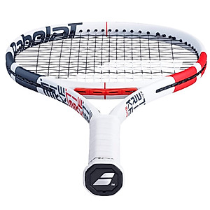 Babolat Pure Strike 16/19 Tennis Racquet Racquet - Strung with 16g White Babolat Syn Gut at Mid-Range Tension (4 3/8" Grip)