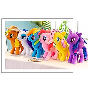 Little Horse Plush Toy 50cm Friendship Movie Feature Character Doll Action Figure Model Toy (Fluttershy)
