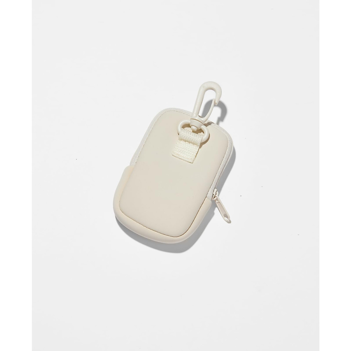 Touchland Touchette Zippered Pouch, Attachable Fashion Accessory with Snap Hook for Power Mist and Glow Mist 1FL OZ, Ivory