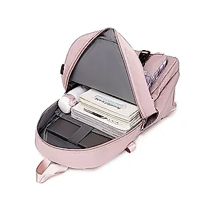 Acmebon Girl Roomy Fashion Laptop Backpack Casual Daily Backpack for Women Purple