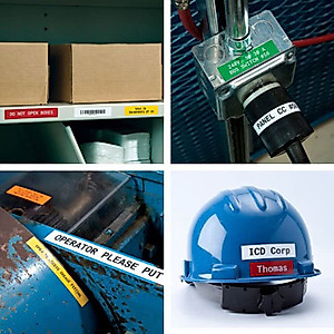 UBICON Portable Handheld Multi-Function Tape Label Maker Machine, Orange