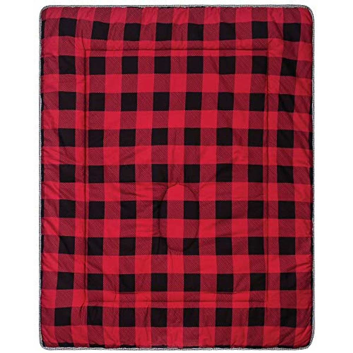 Trend Lab Peak-a-Bear 3 Piece Crib Bedding Set, Gender-Neutral Color Palette, Includes Quilt, Fitted Crib Sheet and Skirt