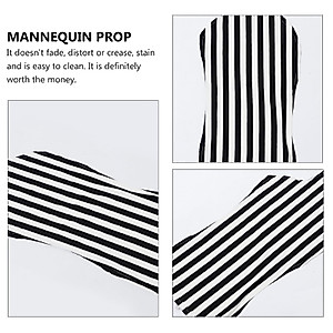 POPETPOP Manikin Body Mannequin Dress Form, Female Model Mannequin Torso Display Mannequin Body Fabric Cover Cloth Accessories for Upper Body Dress Form Mannequin Torso