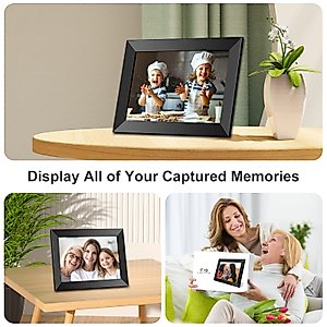 Frameo Digital Frame WiFi,MARVUE Digital Photo Frame 10.1 inch 1280x800 IPS Touch Screen HD Display, 16GB Storage Auto-Rotate,Easy to Share Photo/Video