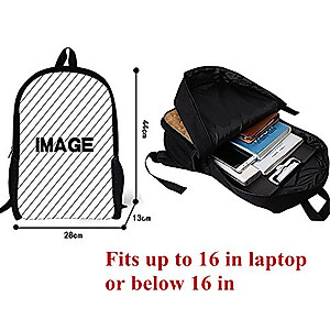 German Shepherd Bookbags Boys Girls School Backpack Lightweight Durable Teen Travel Daypack