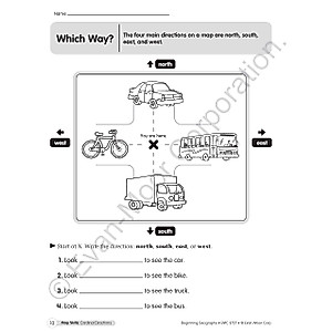 Beginning Geography Workbook, Homeschooling and Classroom Resource Workbook (Beginning Geography (Evan-Moor))