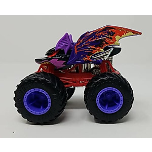 Hot Wheels 2022 - Monster Trucks - Battitude - with Connect and Cash car #41/75 - Ships Bubble Wrapped in a Box