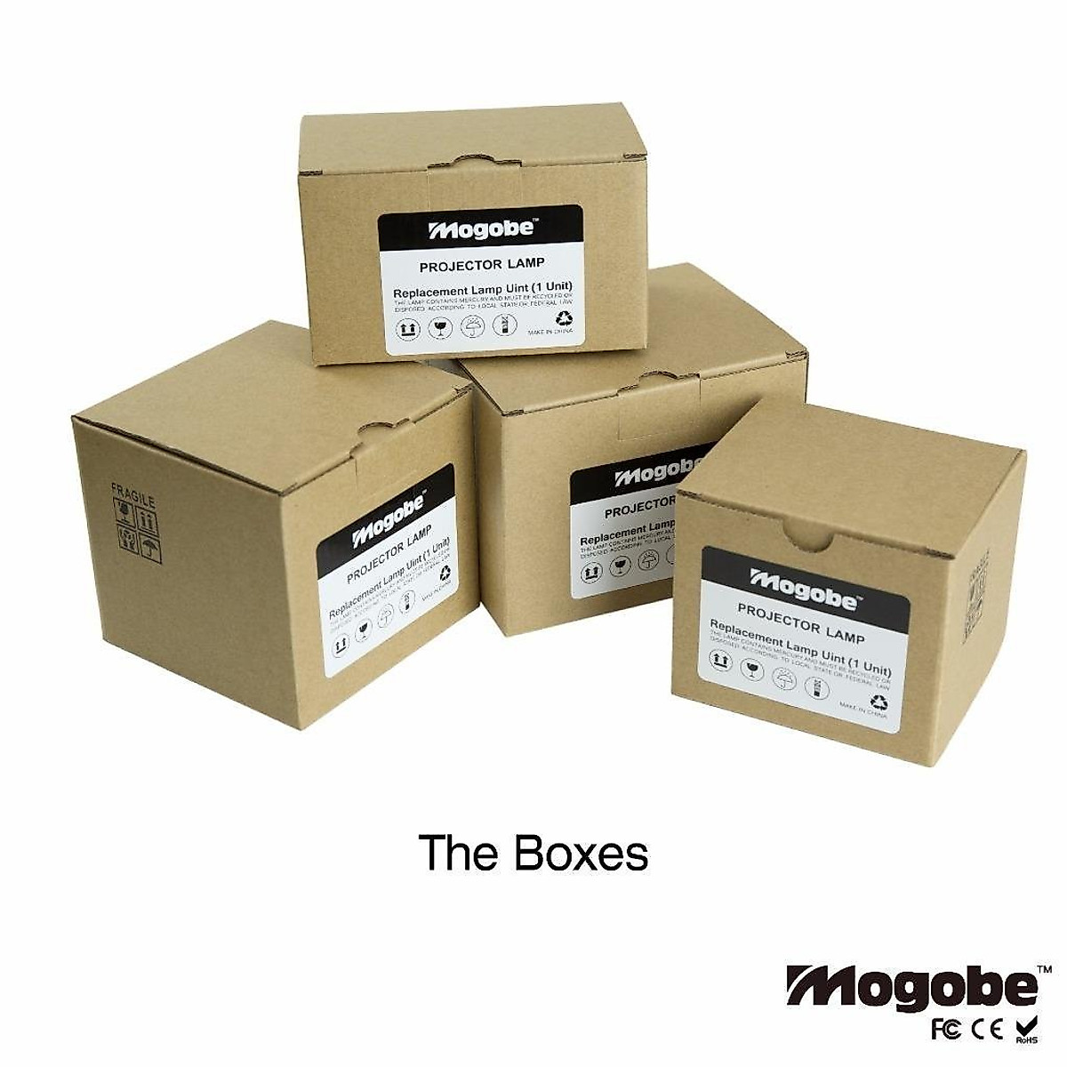 Mogobe for 20-01032-20 Replacement Projector Lamp with Housing for Smart Board UF55W UF65 UF55