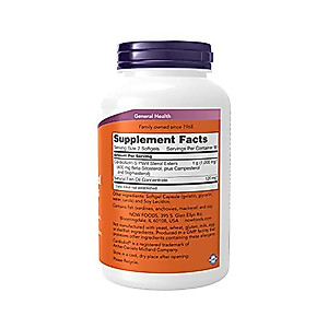 NOW Supplements, Beta-Sitosterol Plant Sterols with CardioAid®-S Plant Sterol Esters and Added Fish Oil, 180 Softgels