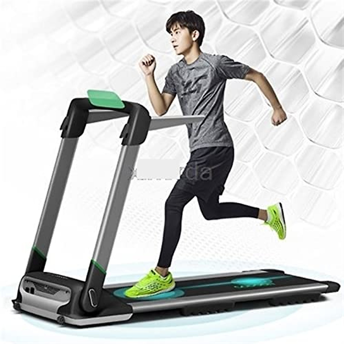 WILRAYpbj Compact Treadmill Folding Treadmill Uses Ultra-Quiet Treadmill to Reduce Fatigue Fitness Training Equipment