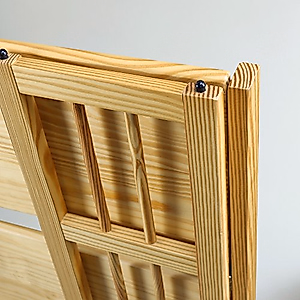 Casual Home 3-Shelf Folding Stackable Bookcase (27.5" Wide)-Natural