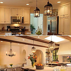 MaxLite Candelabra LED Chandelier Bulbs, 40W Equivalent, Enclosed Fixture Rated, 300 Lumens, Dimmable Filament Candle Bulbs, E12 Base, Energy Star, Wet Rated, 2700K Soft White, 6-Pack