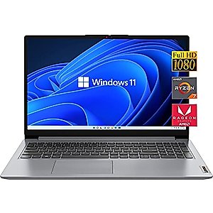 Lenovo 2023 Newest Ideapad 15.6 Inch FHD Touchscreen Laptop, AMD Ryzen 7 5700U (8 Core, Up to 4.3 GHz), 12GB RAM, 512GB SSD, Wi-Fi 6, Bluetooth 5, Windows 11 Home, Cloud Grey