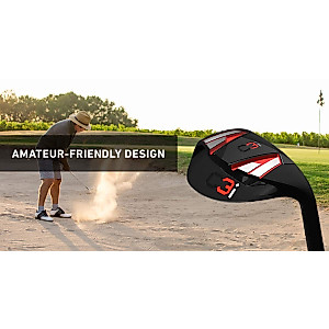 C3i Sand Wedge & Lob Wedge–Premium Right Hand Golf Wedge- Escape Bunkers in One, Easy Flop Shots– Legal for Tournament Play, Quickly Cuts Strokes from Short Game- High Loft Golf Club