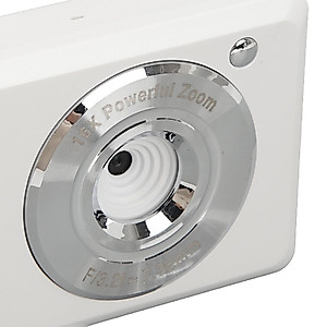 4K Digital Camera Auto Focus 2.7 Inch TFT Screen Small Camera for Teens Facial Recognition for Photography (Silver)