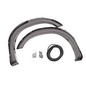 Lund RX602SA Elite Series Black Rivet Style Standard Front Fender Flare - 2 Piece