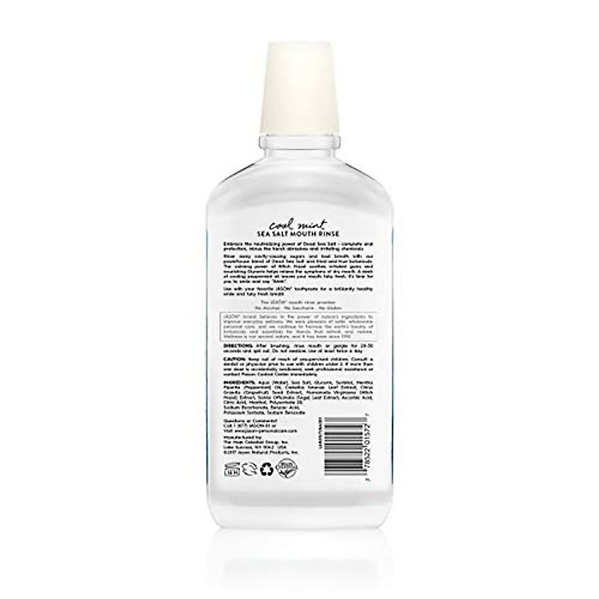 Jason Sea Salt Mouthwash, Cool Mint, 16 Oz (Packaging May Vary)