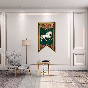 Bayyon LOTR Rohan Flag 30x50 Inch Man Cave Home Office Bed Room Decor