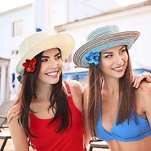 20PCS Flower Hair Clips 3inch Butterfly Orchid Floral Bows Alligator Clips for Women Girls Bridal Wedding Accessory Beach Party Wedding Event Décor…